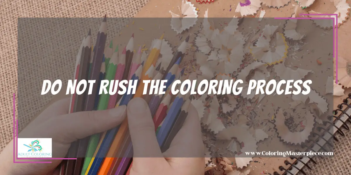 How to Color with Colored Pencils Faster? - Adult Coloring Masterpiece
