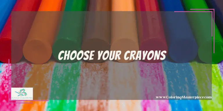 How Do You Color With Crayons Like a Pro? - Adult Coloring Masterpiece