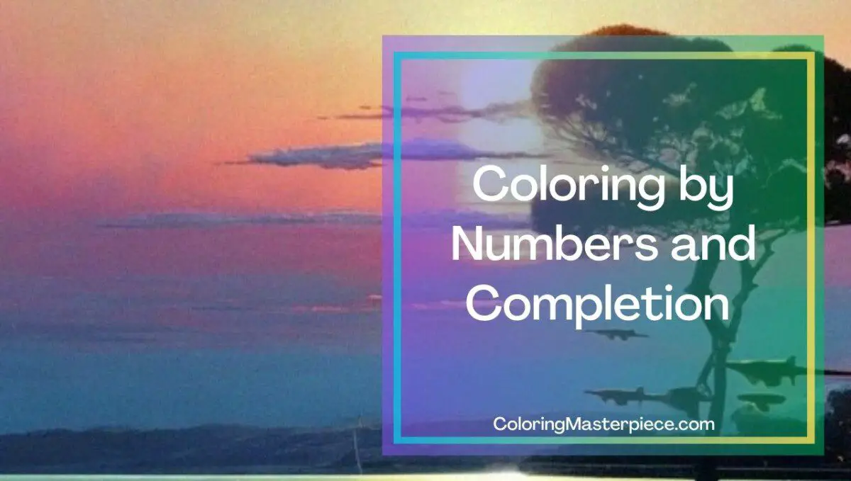 What is Art Coloring by Numbers? - Adult Coloring Masterpiece