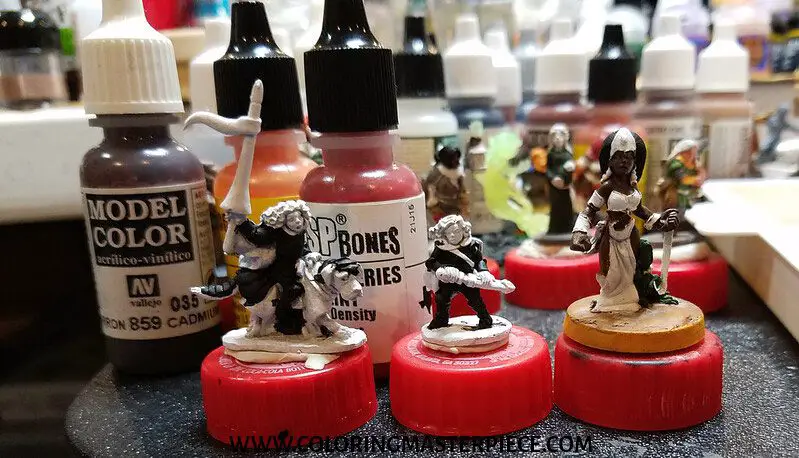 How to Paint Minis (7 Miniature Painting Techniques) - Adult Coloring ...