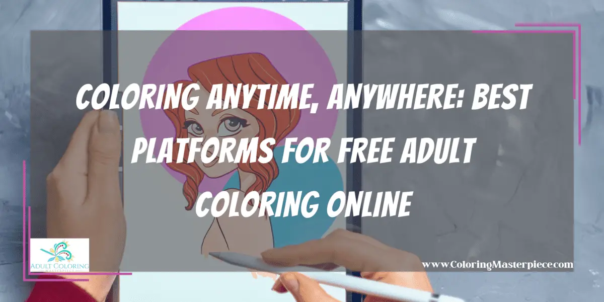 Free Adult Coloring Online - Adult Coloring Masterpiece