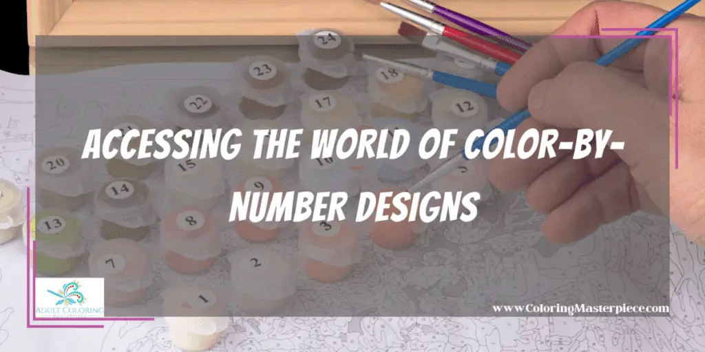 Adult Color-By-Number Templates - Adult Coloring Masterpiece