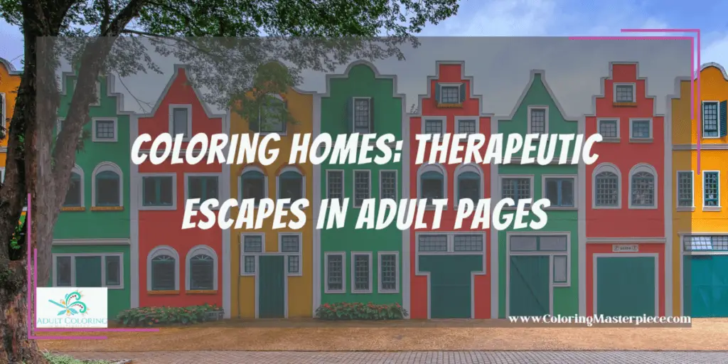 Adult Coloring Pages Featuring Houses - Adult Coloring Masterpiece