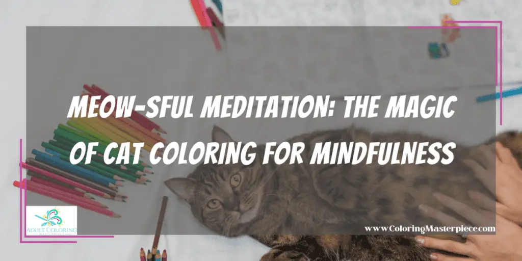 Cat Coloring Pages for Adults - Adult Coloring Masterpiece