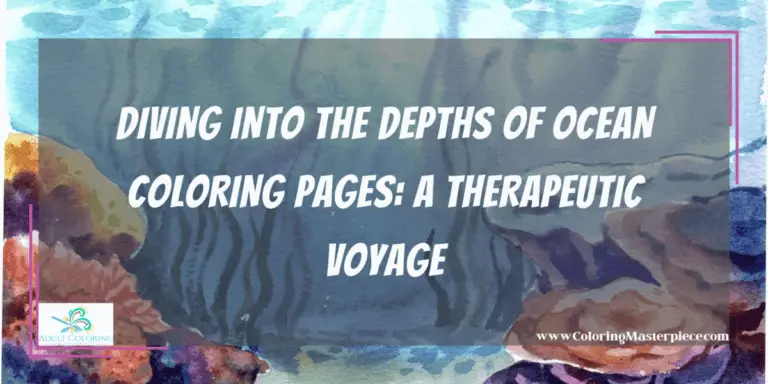 Adult Ocean Coloring Pages - Adult Coloring Masterpiece