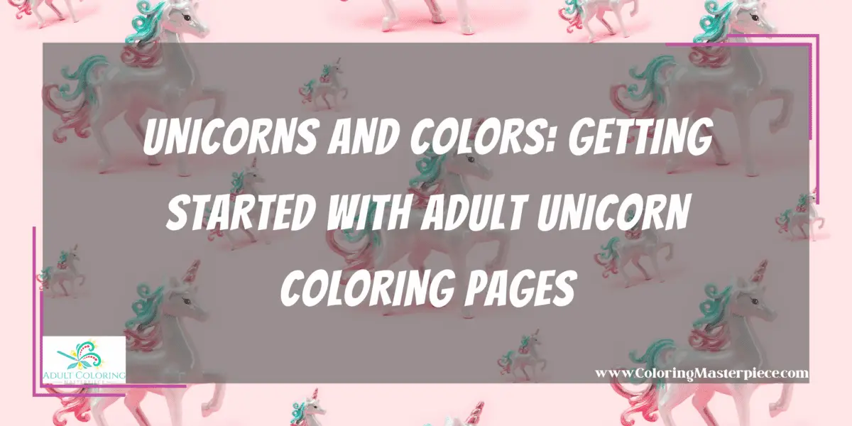 Adult Unicorn Coloring Pages - Adult Coloring Masterpiece