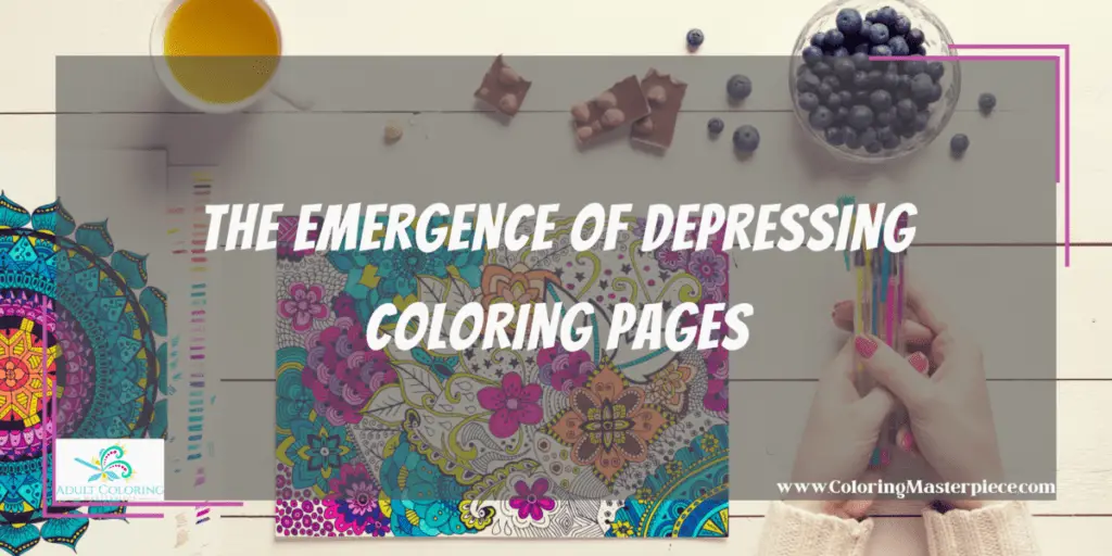 How Coloring Pages Helps with Depression - Adult Coloring Masterpiece