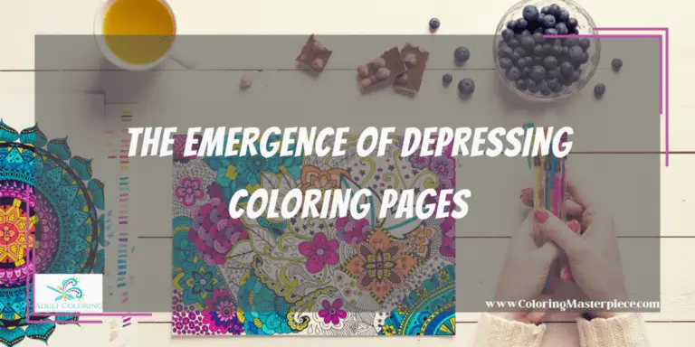 How Coloring Pages Helps with Depression - Adult Coloring Masterpiece