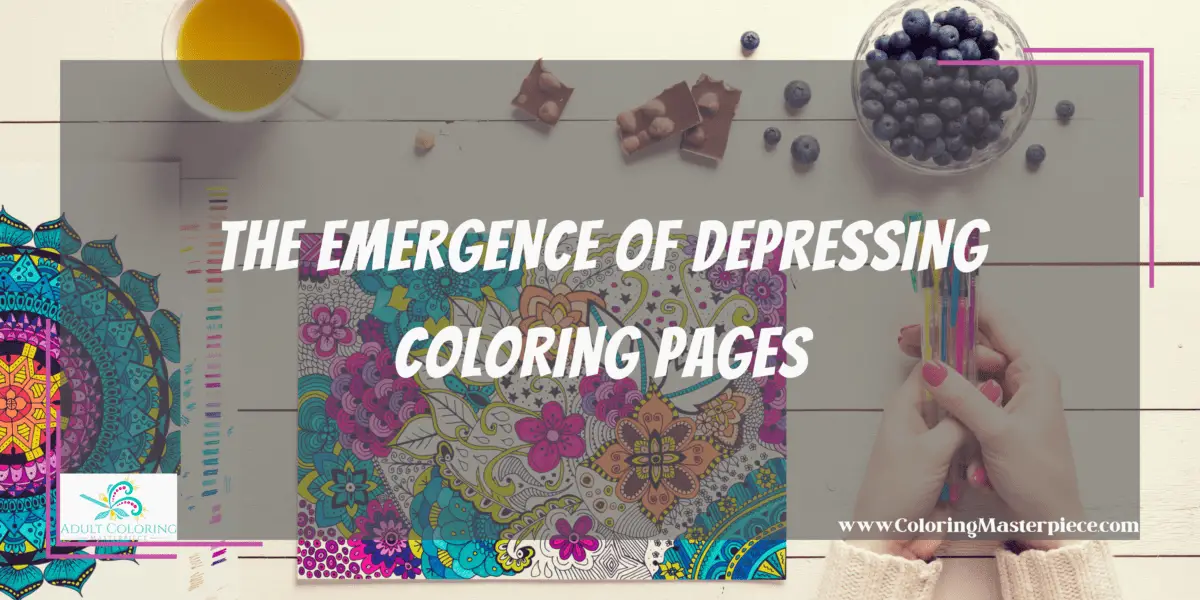 How Coloring Pages Helps with Depression - Adult Coloring Masterpiece