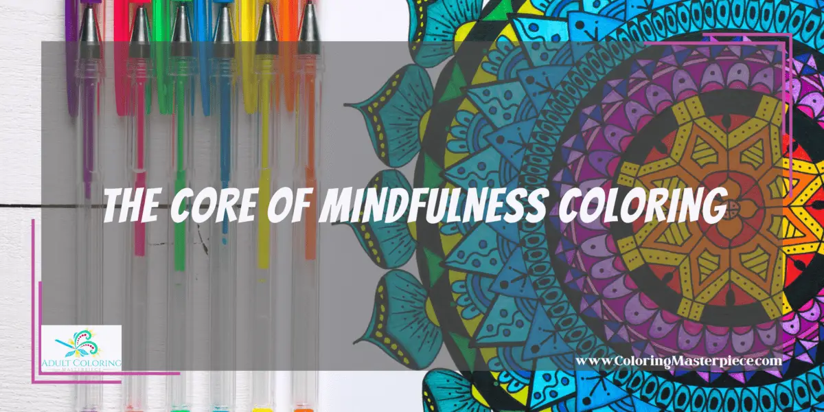 Meditative Coloring - Adult Coloring Masterpiece