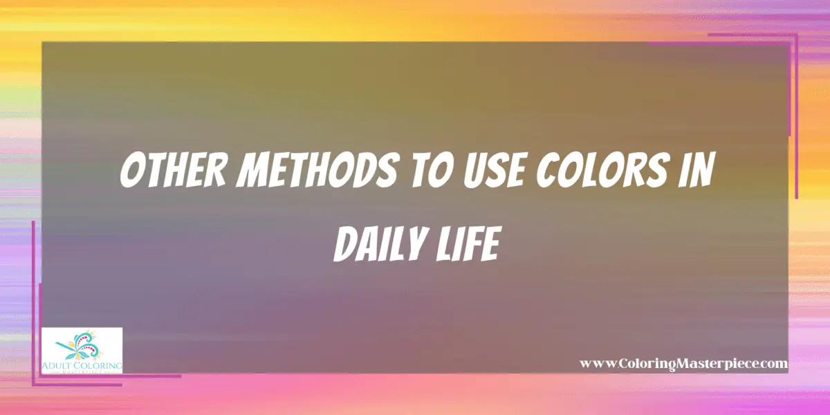 How Colors Help with Depression - Adult Coloring Masterpiece