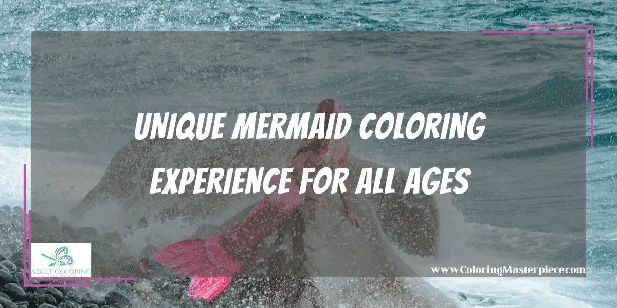 Mermaid Coloring Book for Adults - Adult Coloring Masterpiece