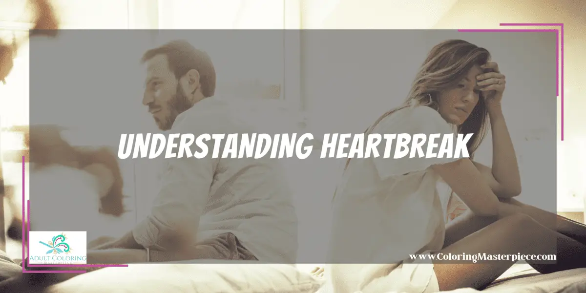 Broken Heart Adult Coloring Pages - Adult Coloring Masterpiece